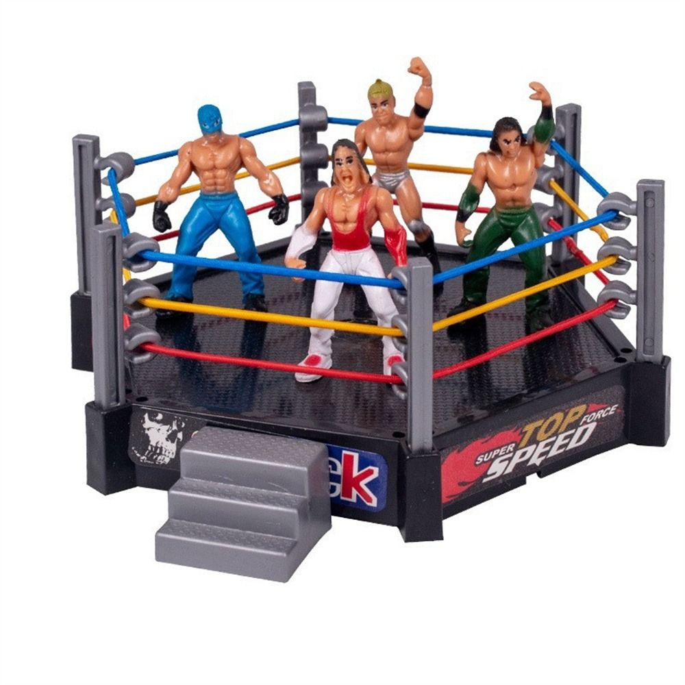 Classic Fighting Station Wrestling Toys Wrestler Athlete Assembled ...