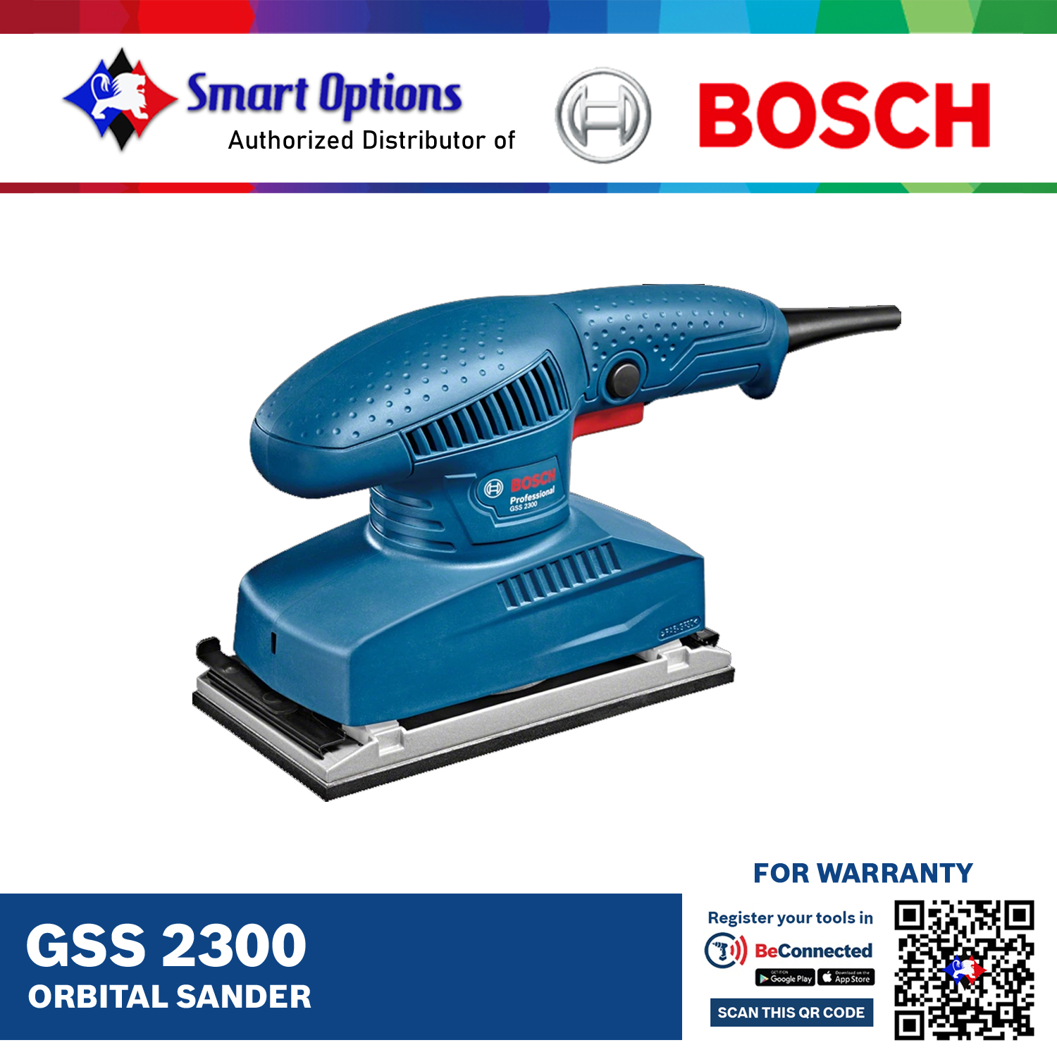 BOSCH GSS 2300 ORBITAL SANDER 0.601.298.0K0 | Lazada PH
