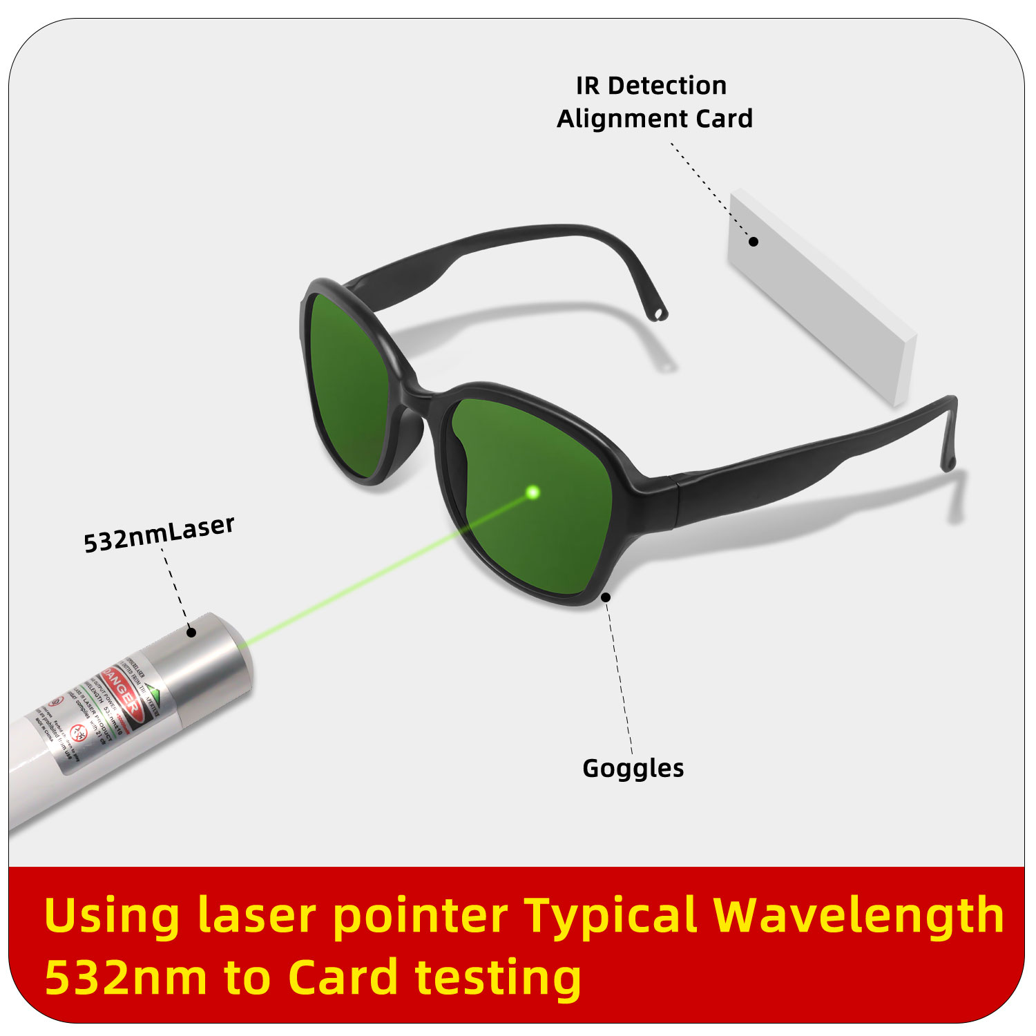 Safety Sunglasses Infrared Light X-Ray Protection Glasses 532nm 1064nm ...