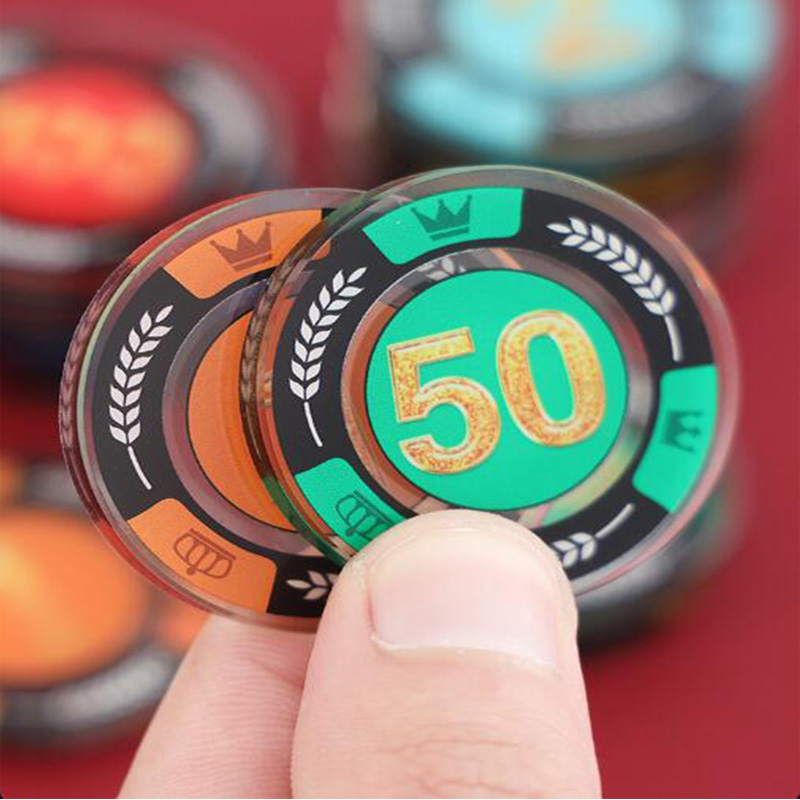 【Salt & Story】10pcs/lot Square Round Texas Poker Chips Coins ...