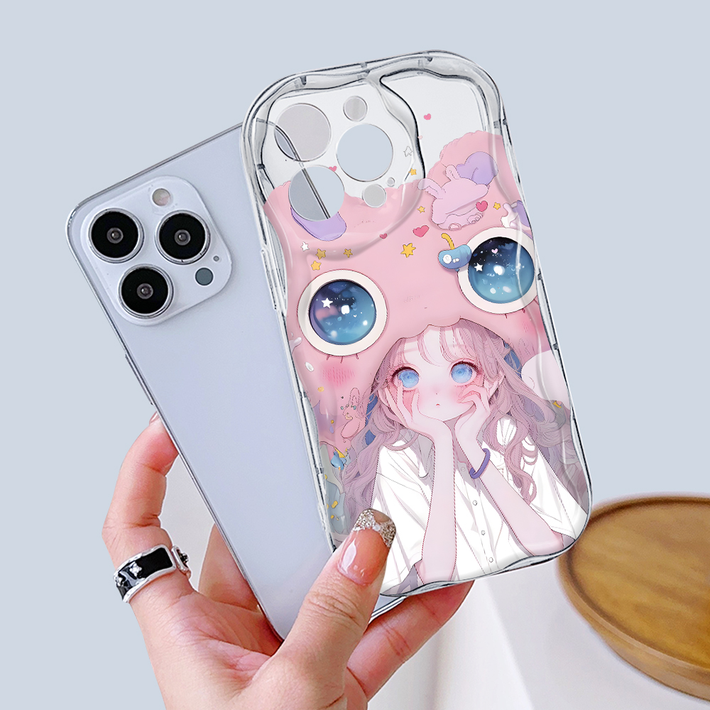 YYDS for Honor 90 Lite 5G Back Cover Cartoon Girl Case Cream Texture ...