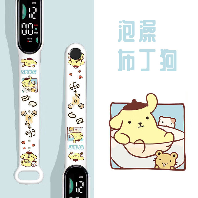 JENL Kuromi Watch for Girls Cinnamoroll Cartoon Electronic Watch for ...