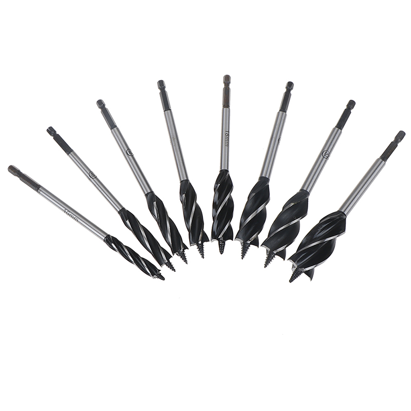 10-25mm Twist Drill Bit Set Wood Fast Cut Auger Carpenter Joiner Tool ...