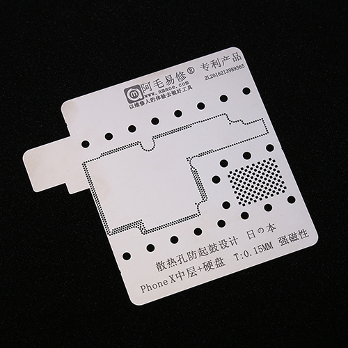 【MeowVenture】Bga Reballing Stencil Kit iPhone XS/XS MAX/X Board Middle ...