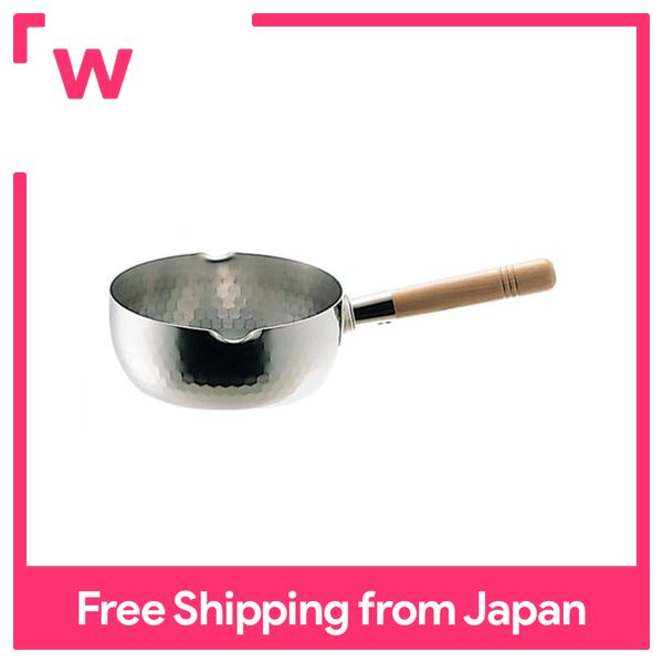 Yoshikawa Japanese-made snow pan 18cm IH correspondence stainless ...