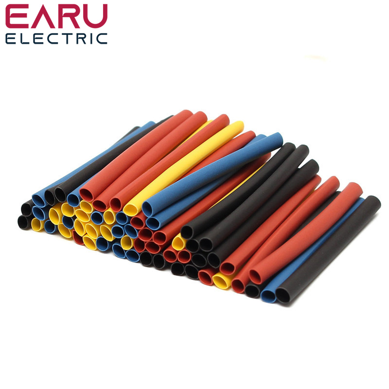 328pcs/set Sleeving Wrap Wire Car Electrical Cable Kits Heat Shrink ...