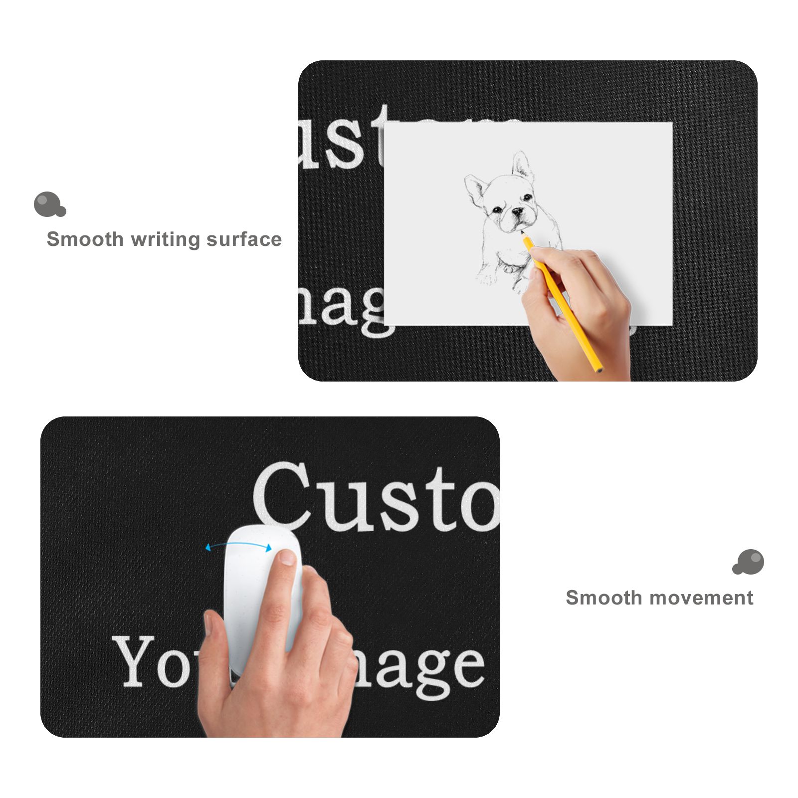 【linfang store】Extra Large Mouse Pad Custom Pattern Rubber Pc Lap ...