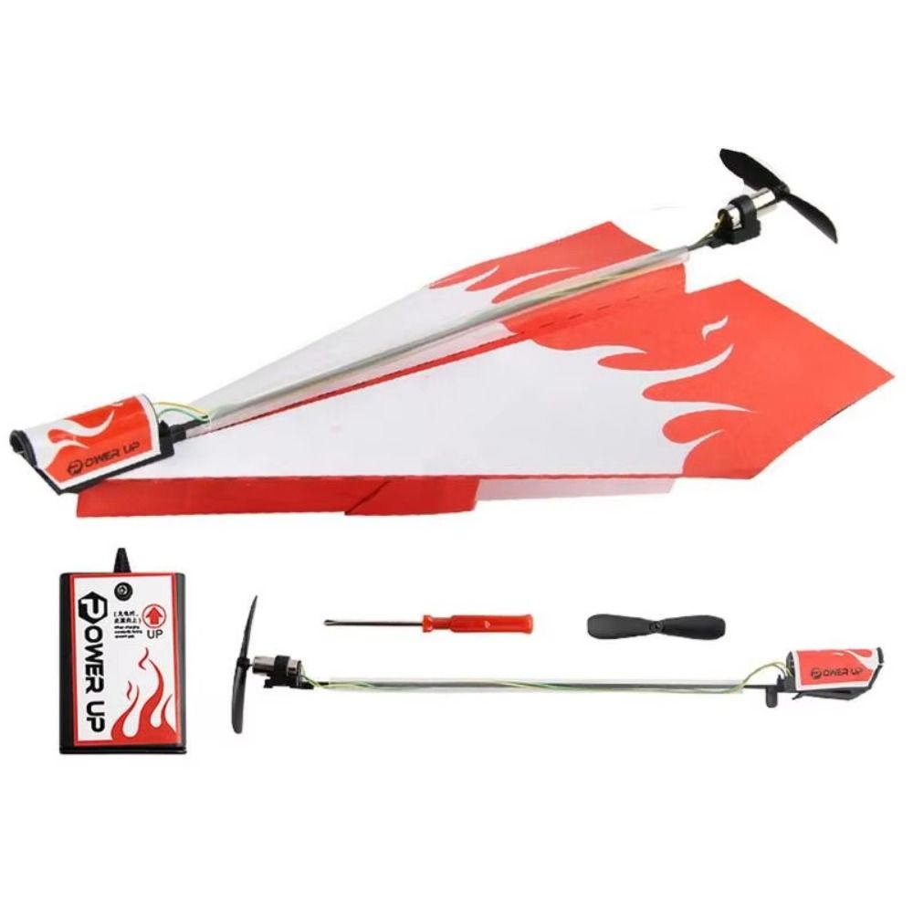 Classic Childhood Hand Throwing Airplane Electric Model Flying Toys ...