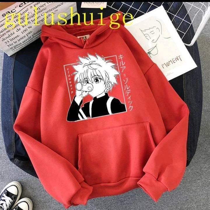 killua AISTHETIC hoodie jacket unisex men and women cotton good quality ...