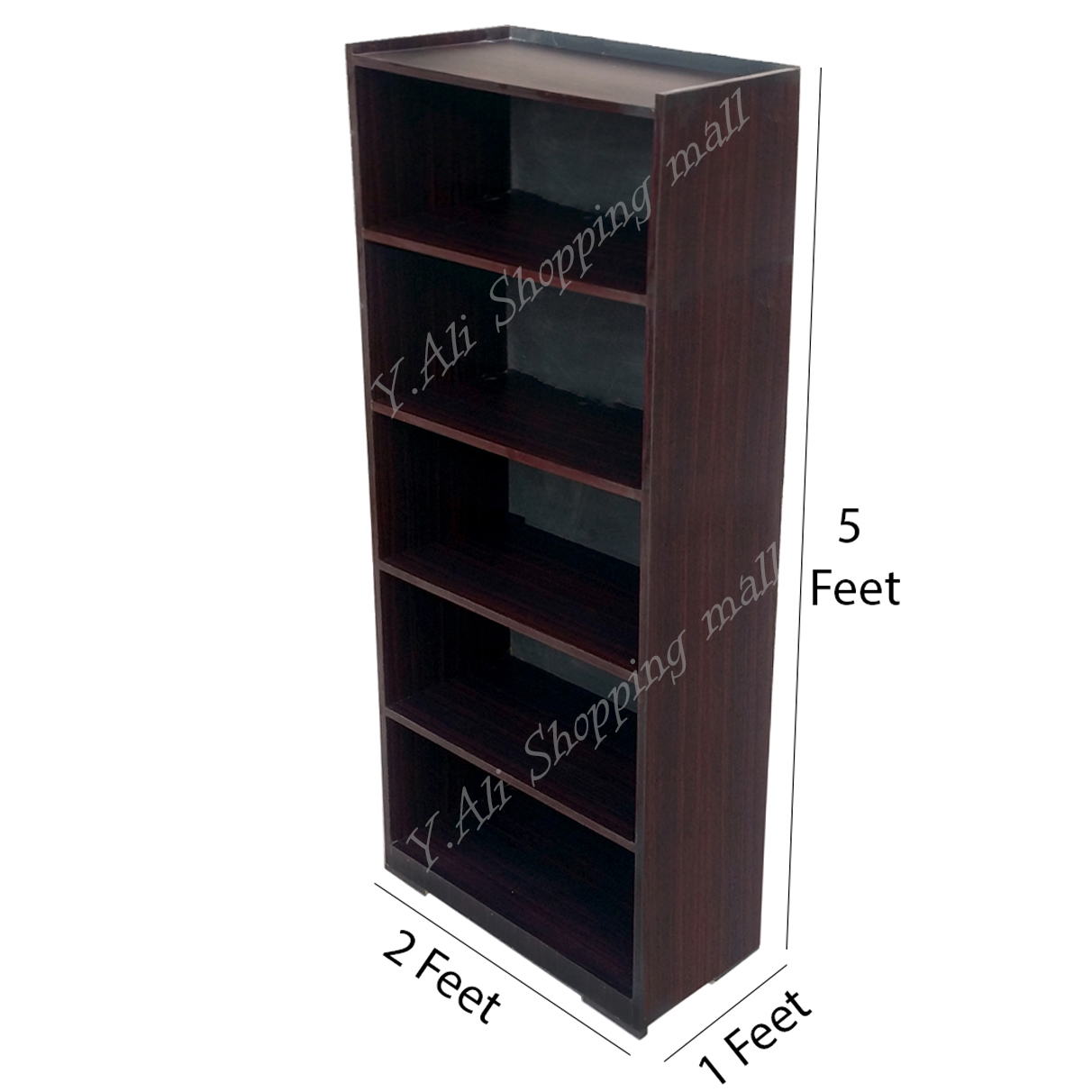 5x2 feet Large Wooden multi Purpose storage rack - Brown Shoe rack Book ...