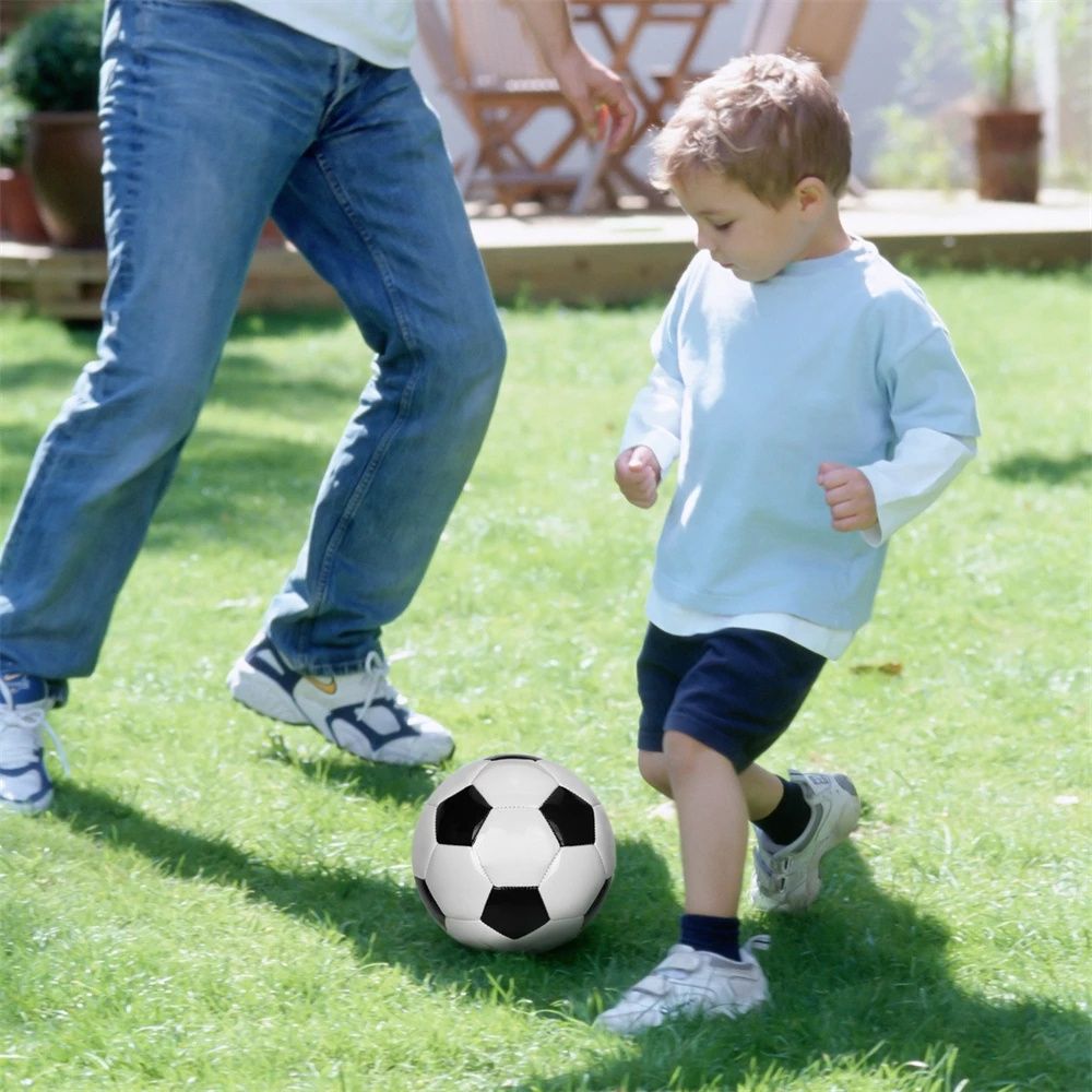 Toddler Team Sports /Adults Size 3 Black White Soft PVC Training Balls ...