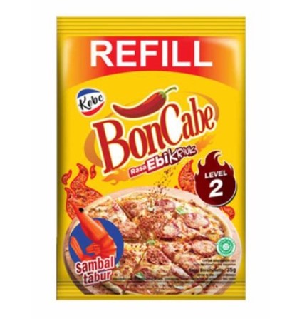 Bon Cabe REFILL Ebi Kriuk 35g Indonesia Spicy Crunchy Chili Flakes ...