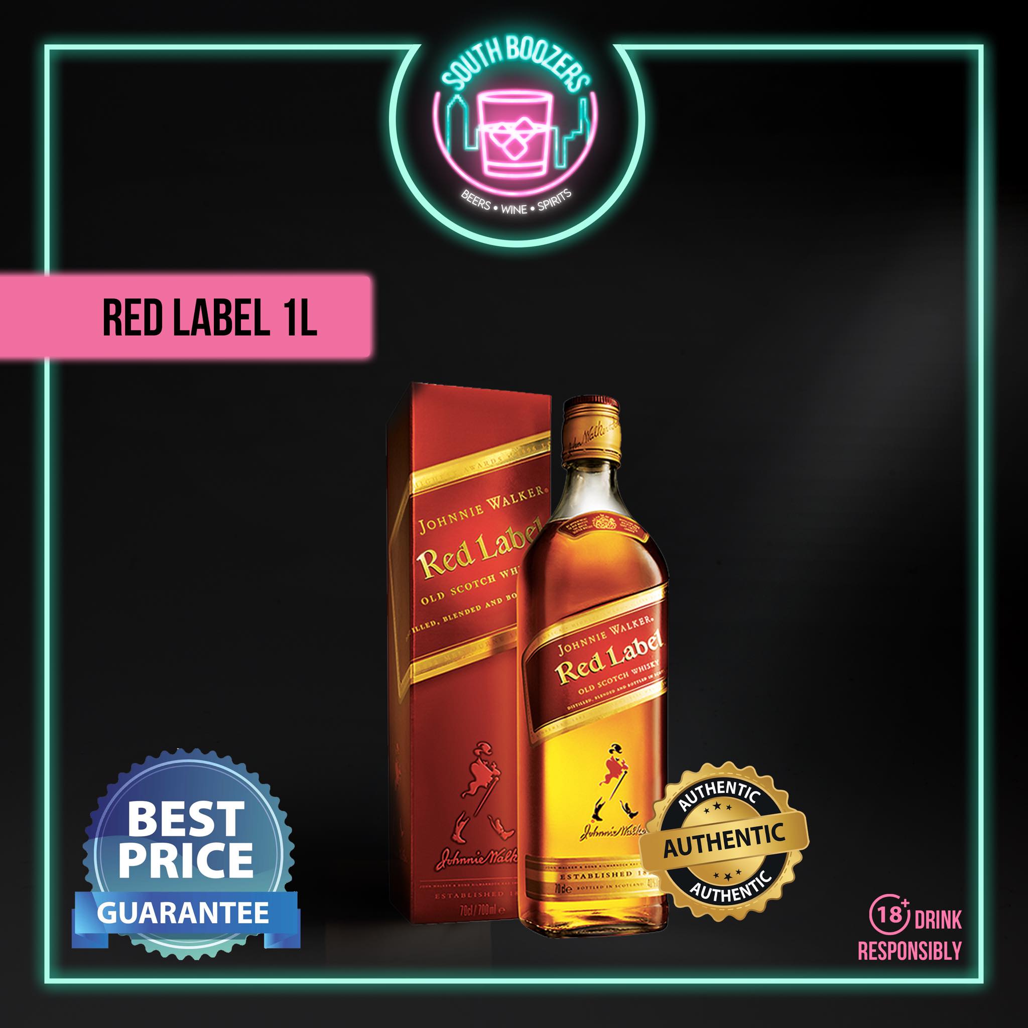 Johnnie Walker Red Label 1 Liter | Lazada PH