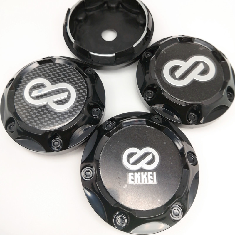 4pcs 68mm Wheel Center Caps For Enkei Car Styling 64mm Auto Rims Emblem ...