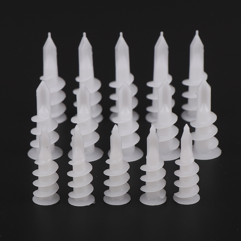 20Pcs Self Drilling Plastic Drywall Anchors Plastic Pin Self Drilling ...