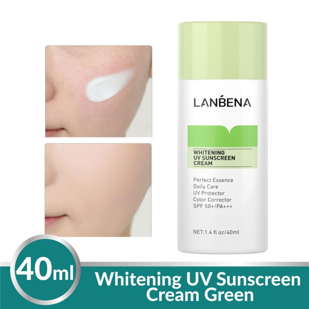 LANBENA Whitening UV Sunscreen Cream 40ml - Green | Purple | Lazada ...