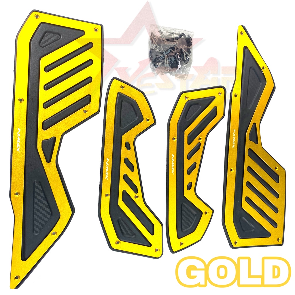 Yamaha NMAX V2 Footboard Matting ALLOY Complete Set with Bolts | Lazada PH