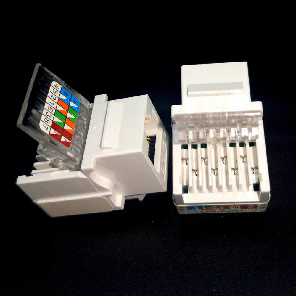 Ethernet Lan Cable AMP Tool-free Information Socket Network Plug ...