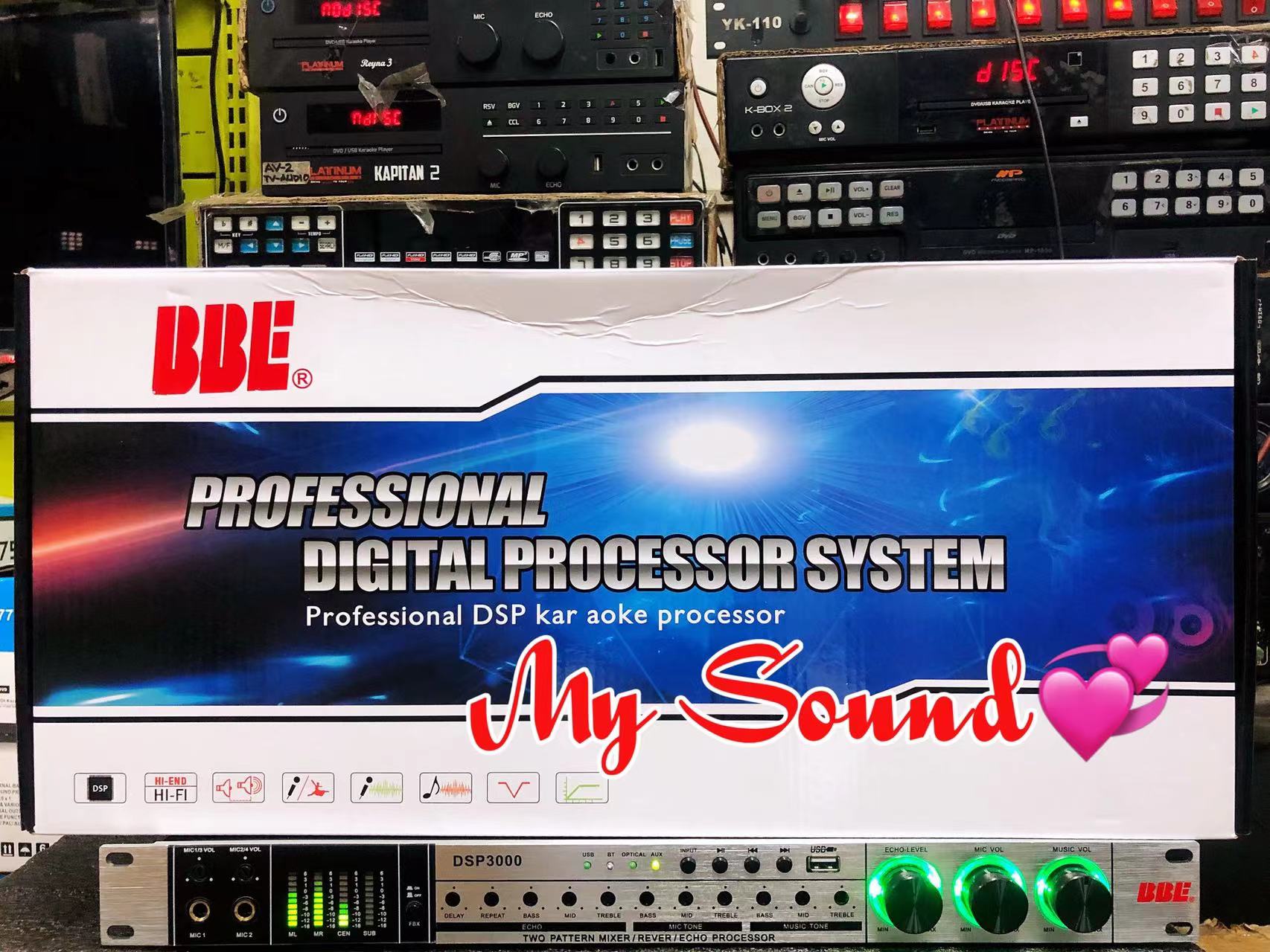 Professional Digital Processor System DSP karaoke processor BBE DSP3000 ...