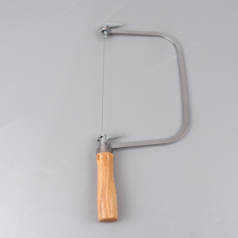 Bathroom accessories Wooden Stainless Steel String Cutter Saw With 2 ...