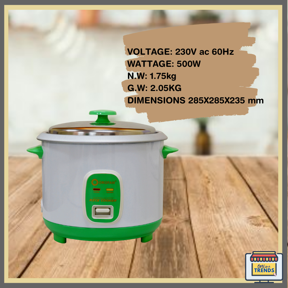 OROFAN RICE COOKER 1.5 L CAPACITY (ORC-1500) | Lazada PH