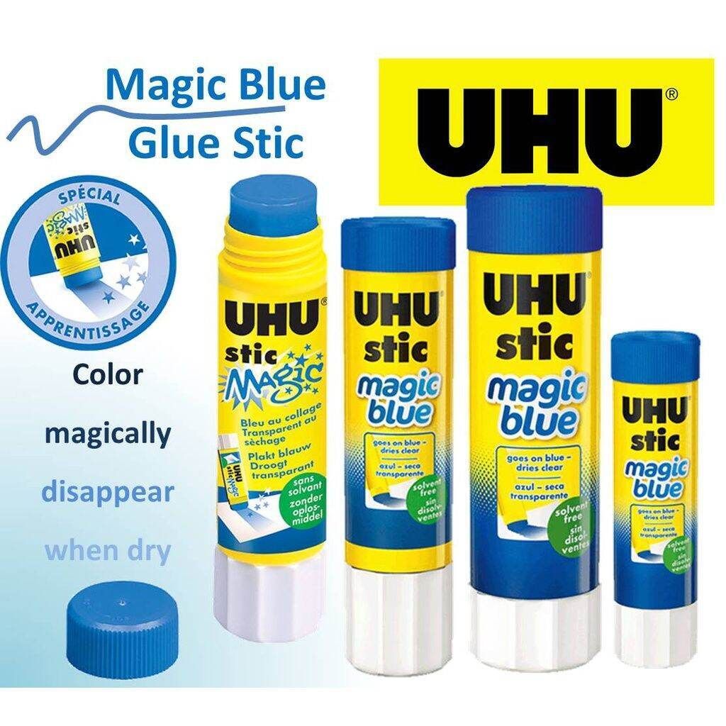 UHU Stic Magic Blue Glue Stick - 8.2g or 21g | Lazada