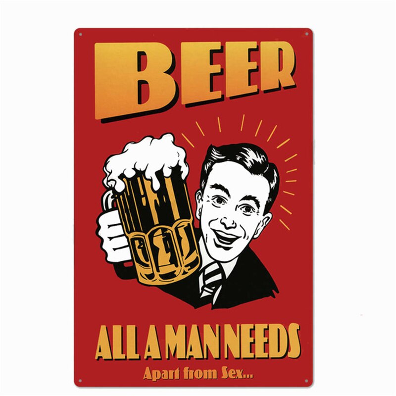 Man Cave Metal Sign Good Beer With Good Friends T-shirt Template | Free ...