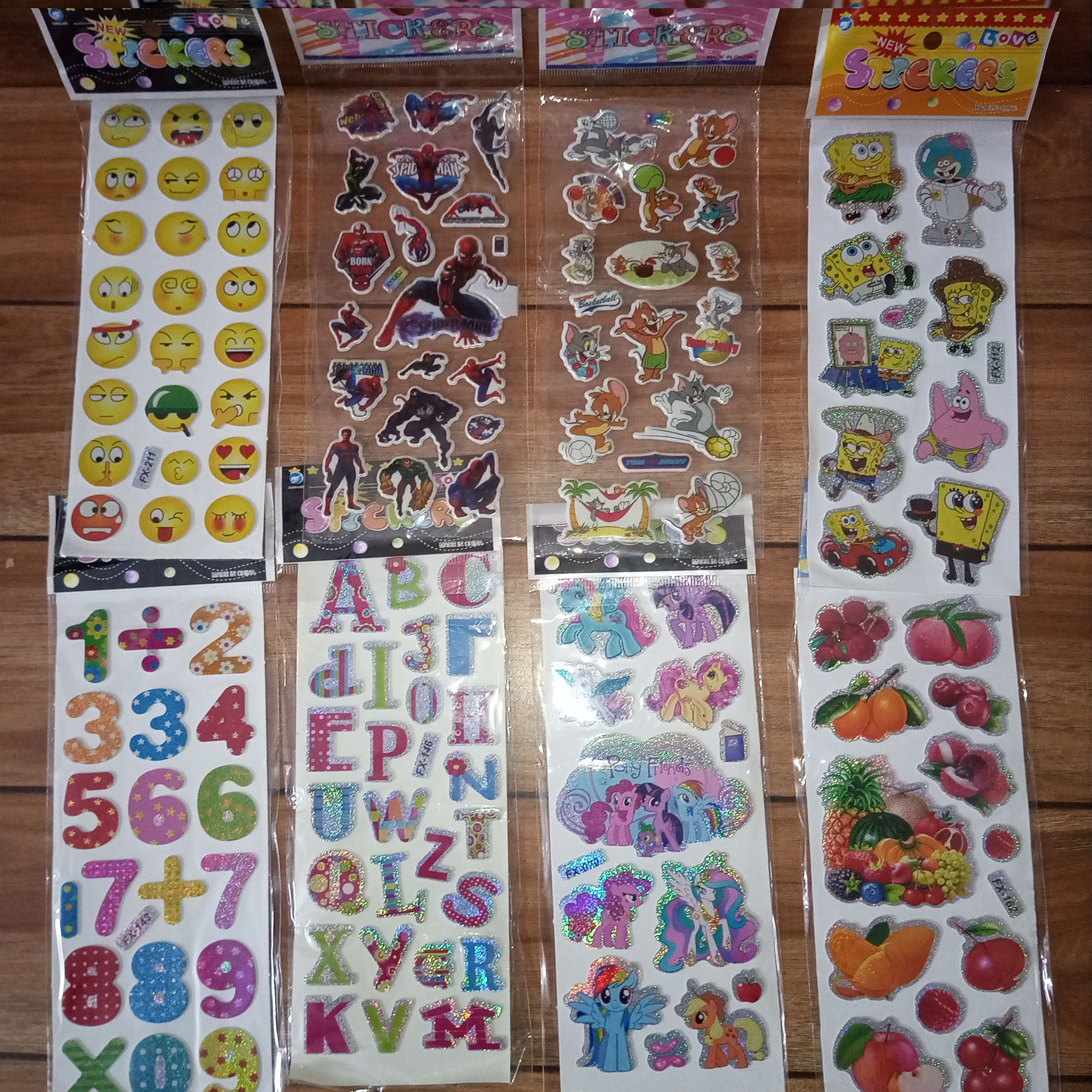 Cute Cartoon Stickers for Creative Kids | MNK SHOP | Daraz.com.bd