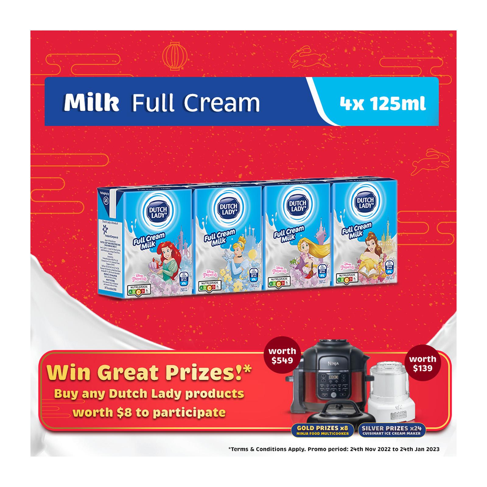 Dutch Lady Disney Princess 125ML Milky Full Cream UHT Milk | Lazada ...