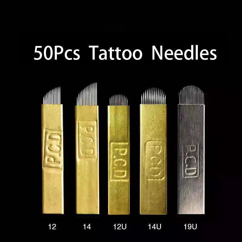 【ExploreStore】Microblading Needles Nano Blade Hard 12/14/12u/14u for ...