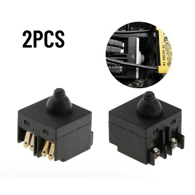 2pcs Replacement Push Button Switch For Angle GWS6-100 Polisher Muqin ...
