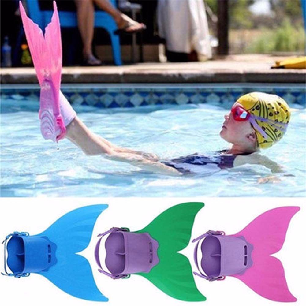 Adjustable Submersible Diving Feet Tail Tail Monofin Snorkeling Flipper ...