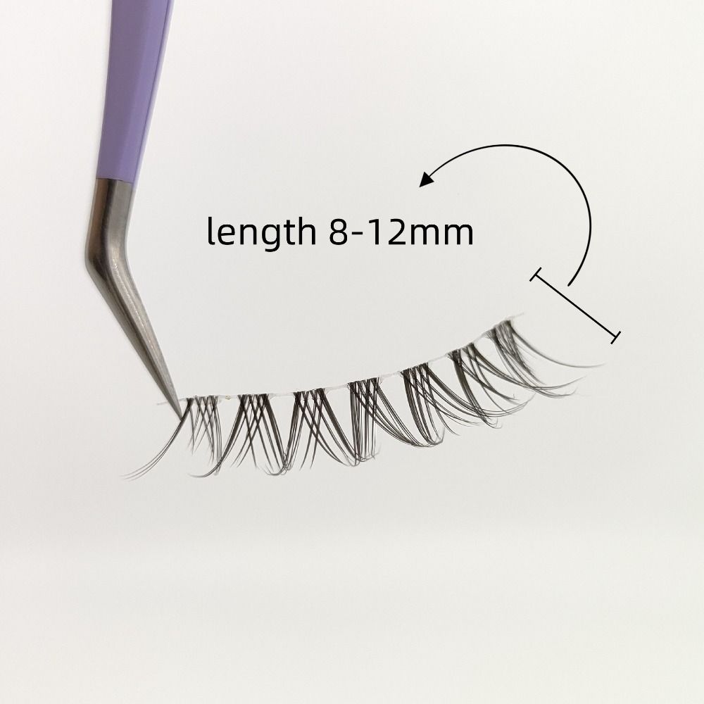 Makeup Tool Natural Look Full Strip Lashes Curled DIY Eye Lashes Long ...