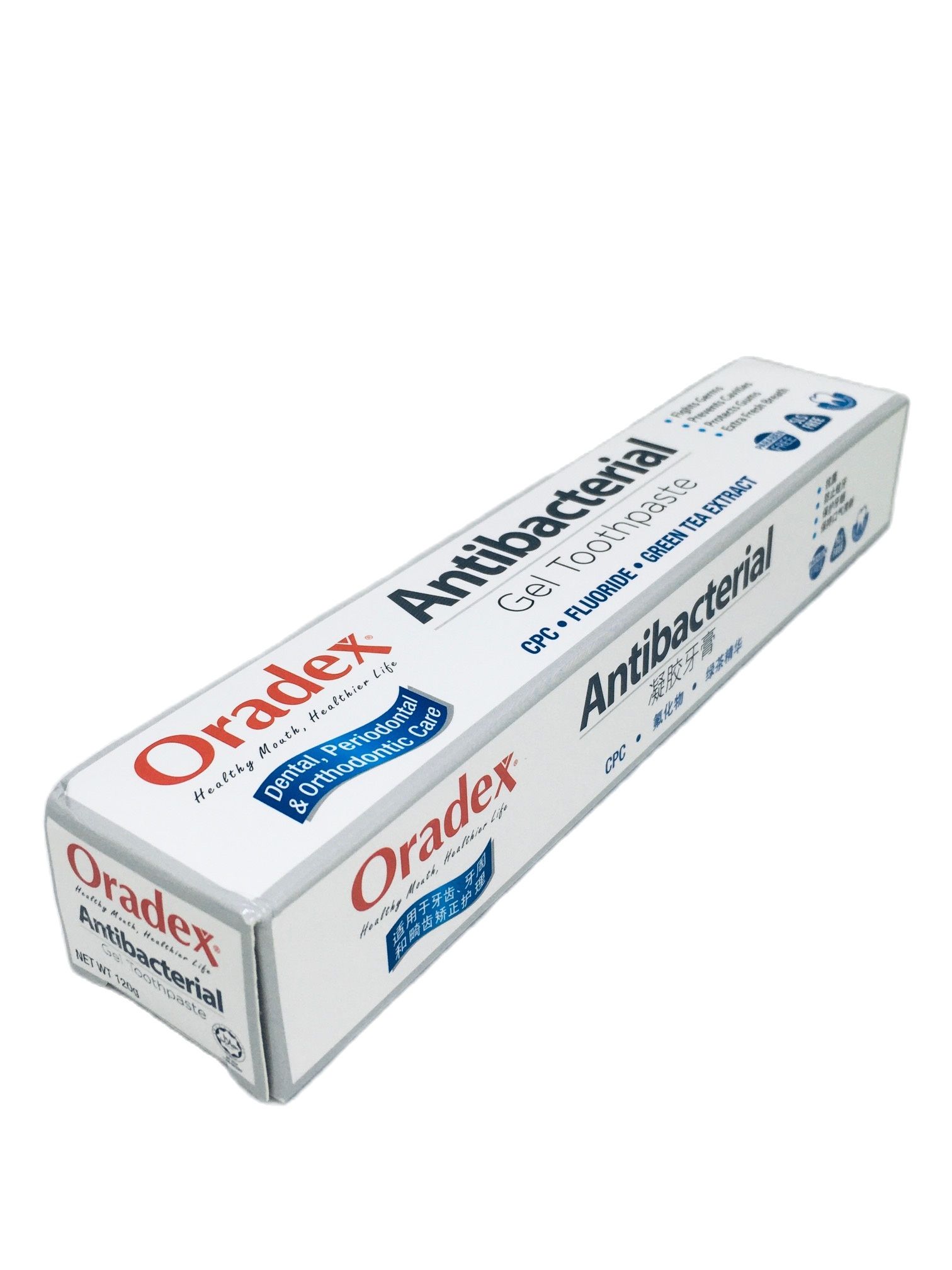 Oradex Antibacterial Gel Toothpaste 120g | Lazada