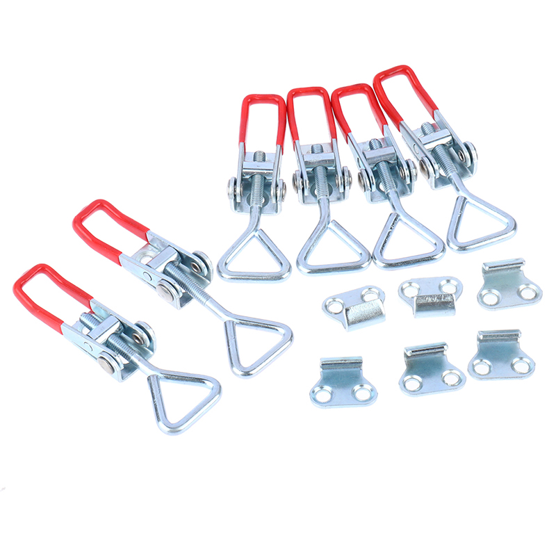 2/4pcs Adjustable Toggle Clamp Steel Latch Pull Action Latch for Tool ...