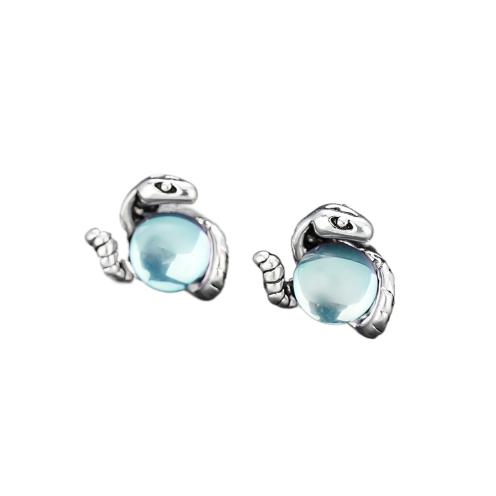 Simple Snake Clip Earrings Streetwear Punk Magnetic Ear Stud Retro Men ...