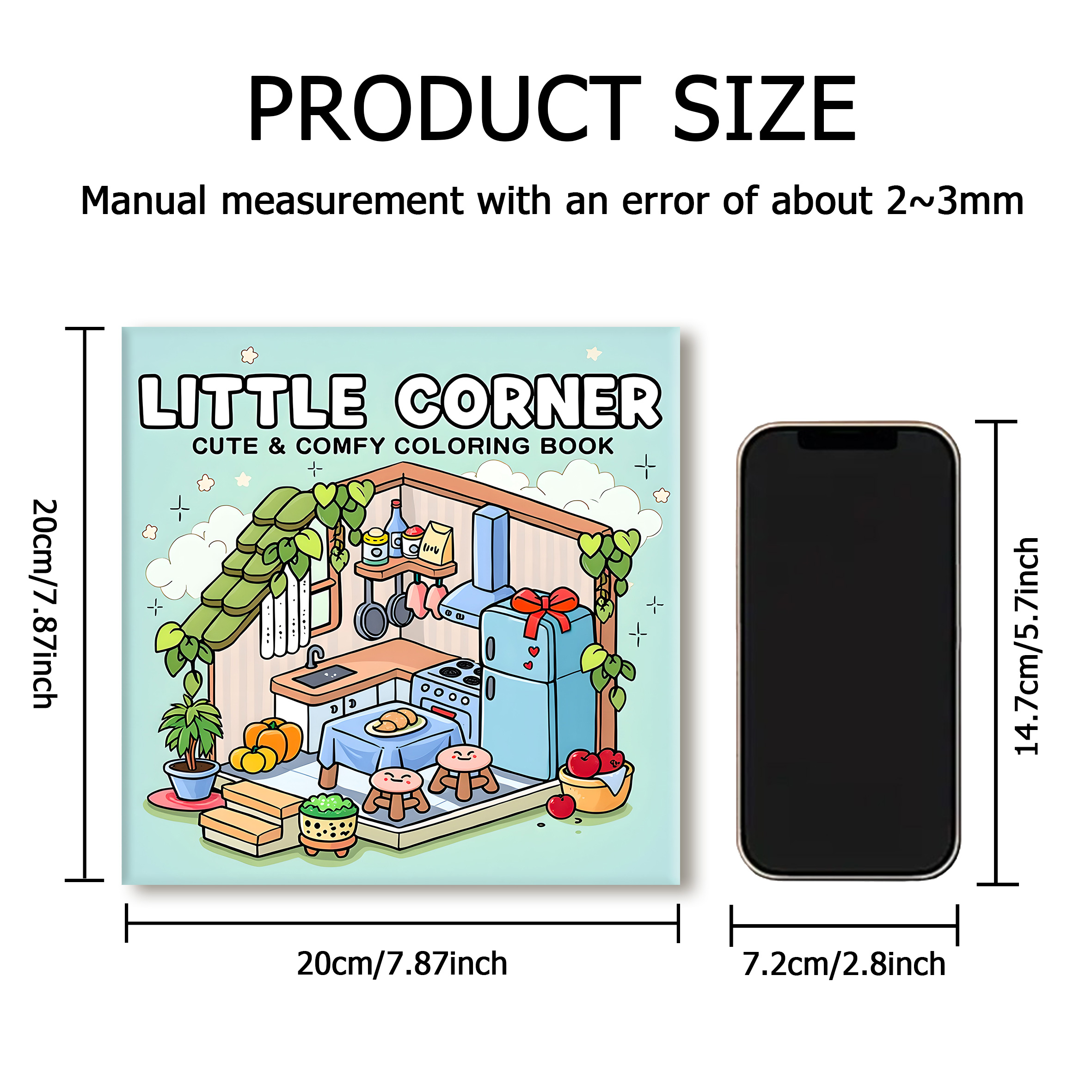 【Sleek】 LITTLE CORNER: Coloring Book for Adults Featuring Cute Cozy ...