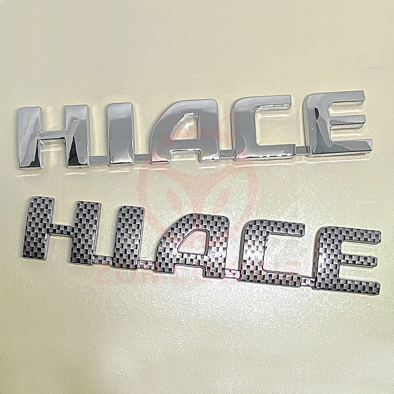 Toyota Carbon Fiber HIACE Logo Car Side Rear Emblem Sticker Badge Decal ...