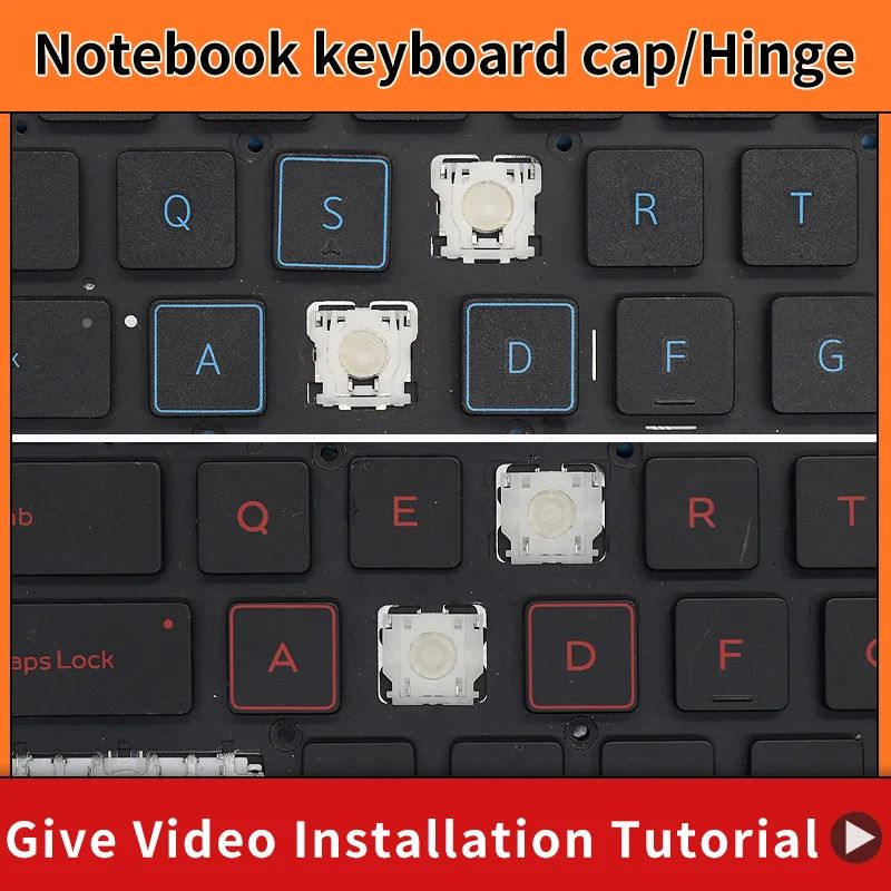 Replacement Keycap Key Cap & Scissor Clip &Hinge For Dell latitude ...