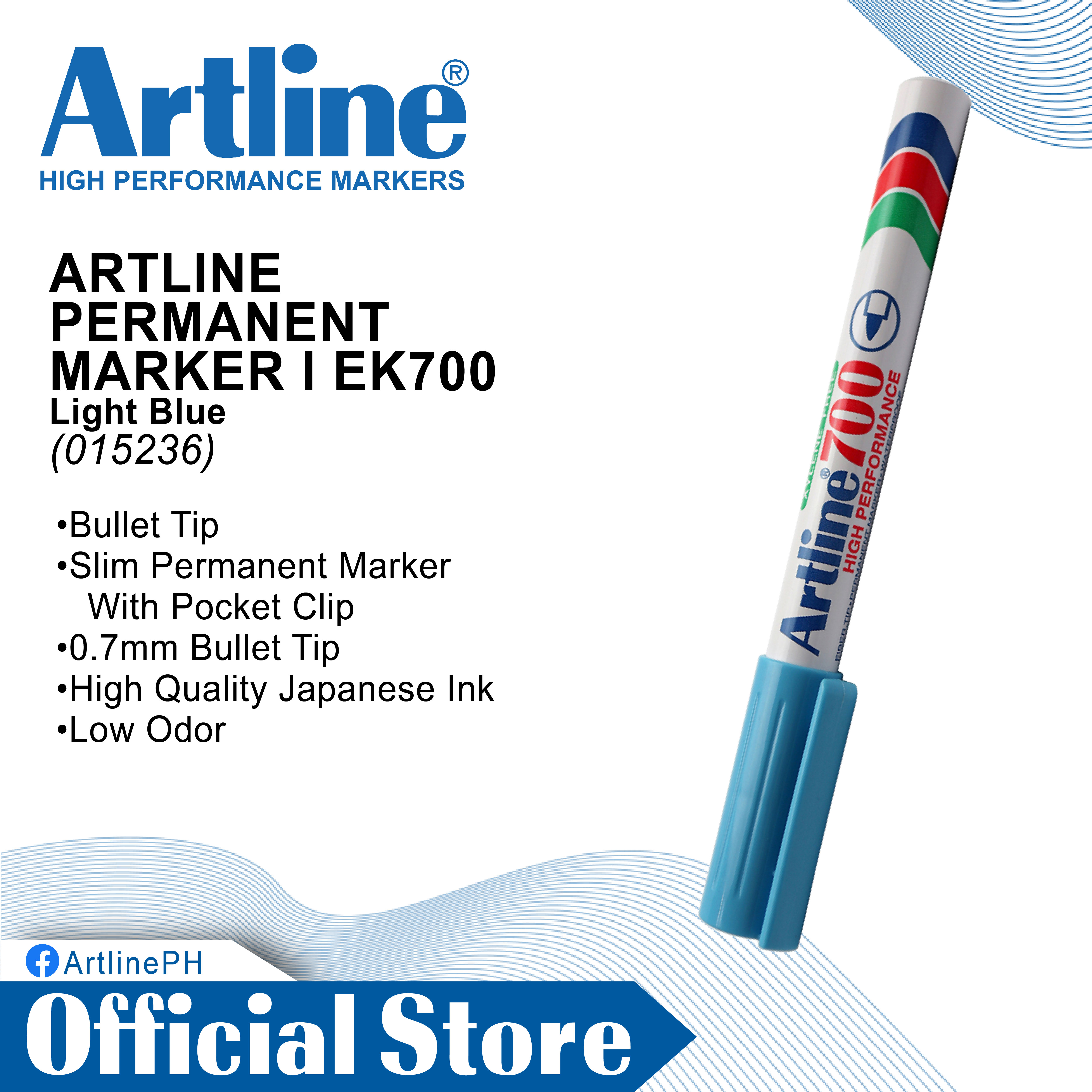ARTLINE Permanent Marker with Pocket Clip | EK700 | Lazada PH
