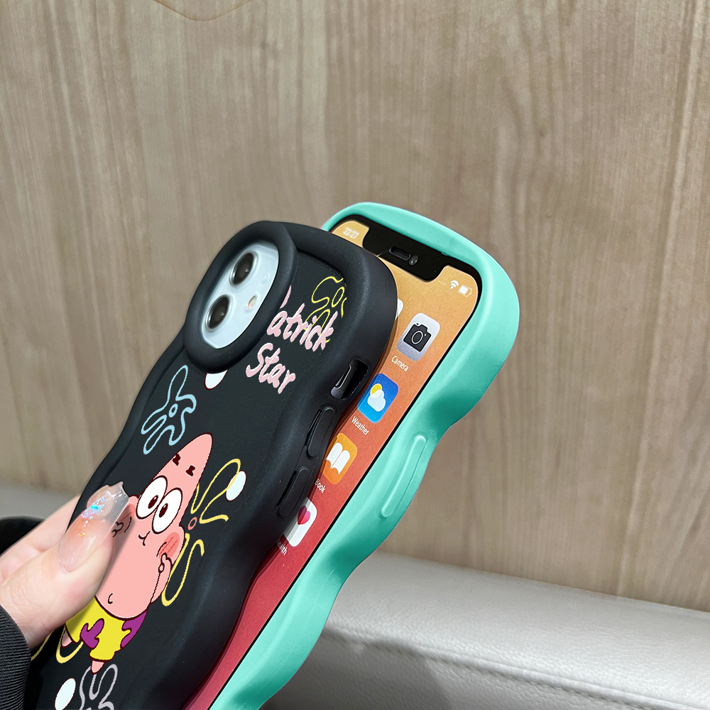 Jizetin for Samsung J7 Prime Back Cover Cute Patrick Star Macaron ...