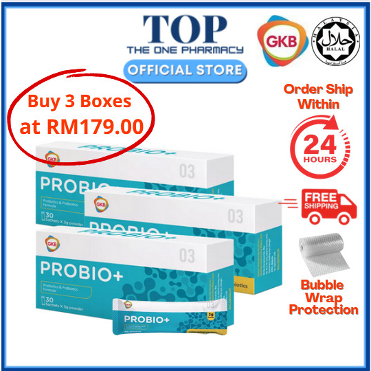 GKB Probio+ (Probiotics Prebiotics Foula) 3g x 30 Sachets | Lazada