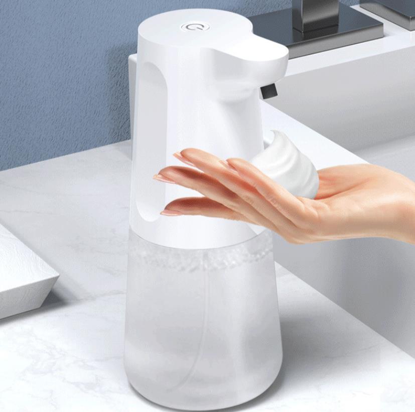 Rechargeable Automatic Liquid Dispenser USB Rechargeable 320ml Liquid Soap Dispensers Digital ...