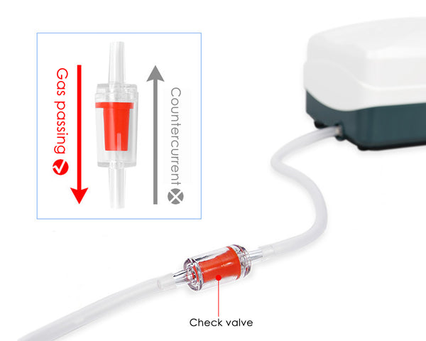 Aquarium Air Pump Check Valve Fish Tank One Way Non-Return Valve ...