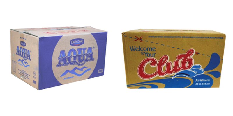 Aqua Air Mineral Kemasan Carton 48x220 Club Air Mineral 48x220 Kemasan ...
