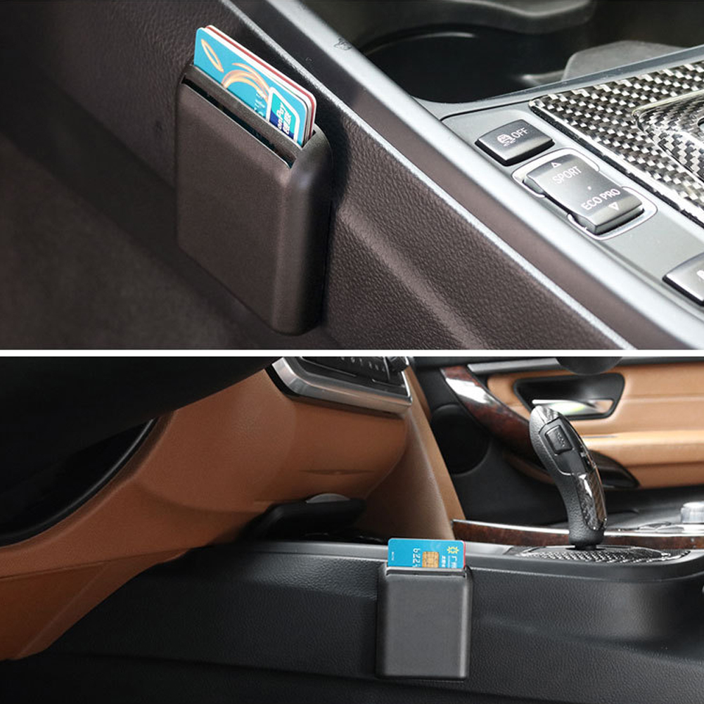 FG Universal Multifunction Car Interior Card Storage Box Car Card Slot ...