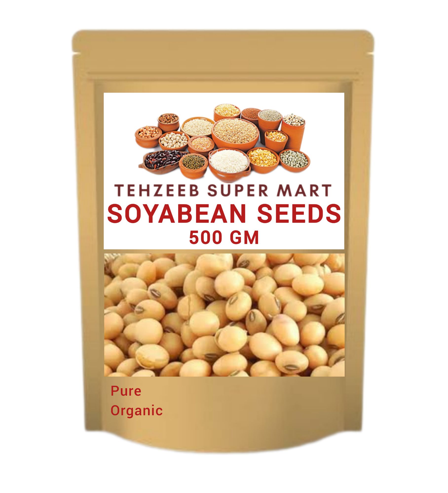 Soya Bean Seeds | Soyabean Dana | 500 gm | Daraz.pk