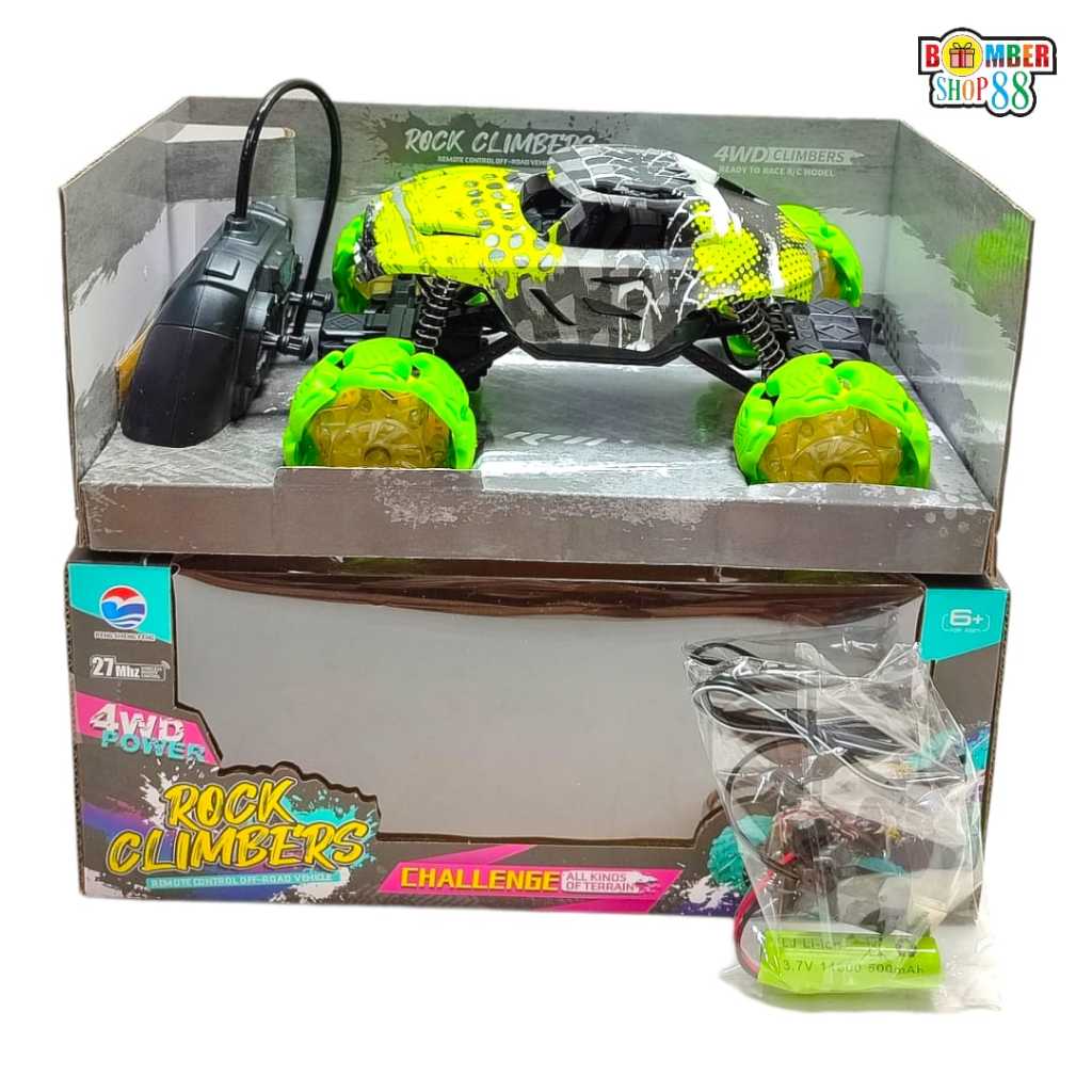 MAINAN ANAK MOBIL REMOTE CONTROL Rock Climbers CAR 4WD 27Mhz OFF ROAD ...