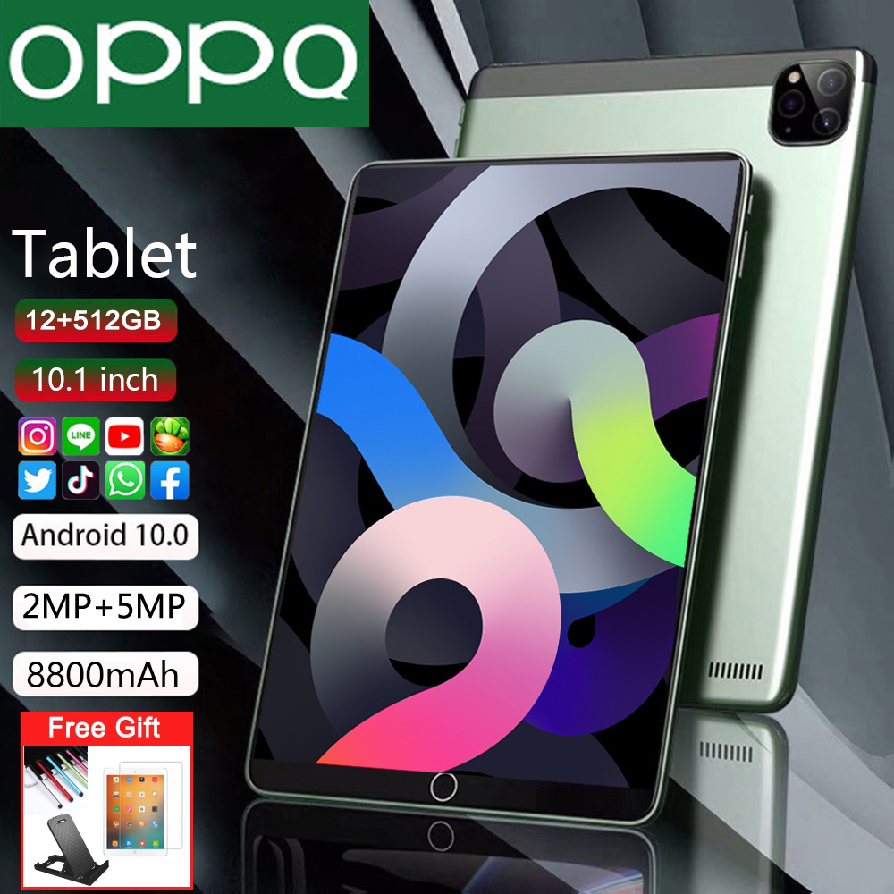 OPP0 แท็บเล็ต 12+512GB Tablet แทปเล็ตราคาถูก Andorid 5G อินเตอร์เนต ...
