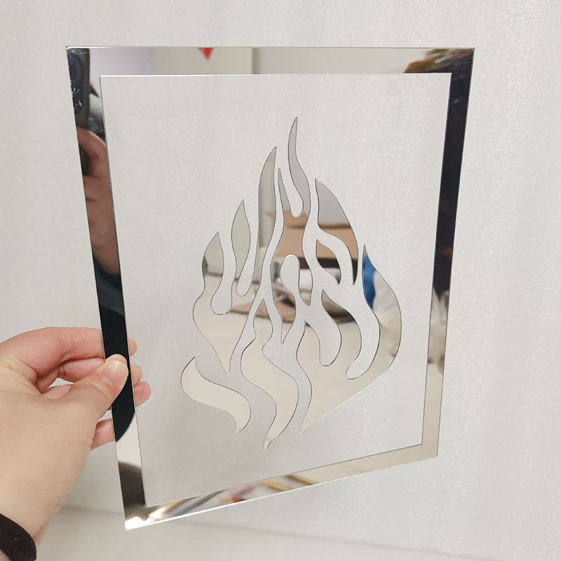 Custom Haesh Hebrew Sign Mirror Square Acrylic Jewish Breslev Breslov ...